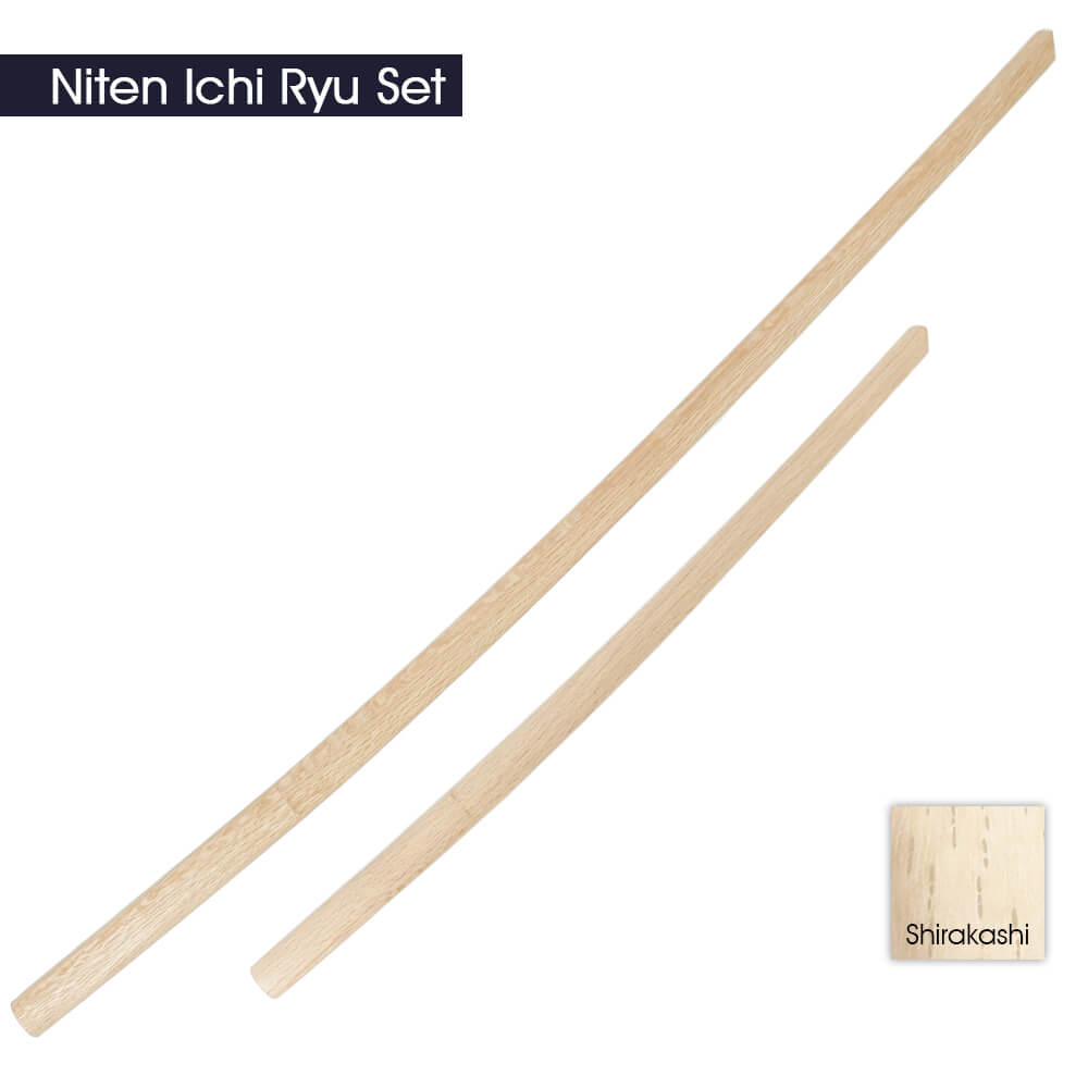 Bokken & Shoto Supérieurs Niten Ichi Ryu - Set Daisho